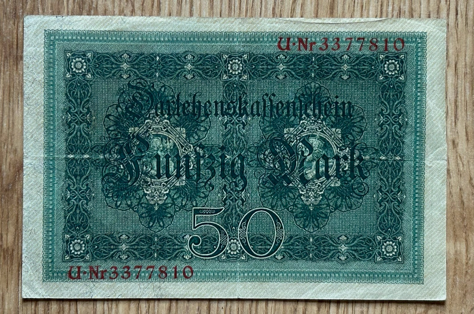 50 Marks - WW1 German banknote – ABmilitaria