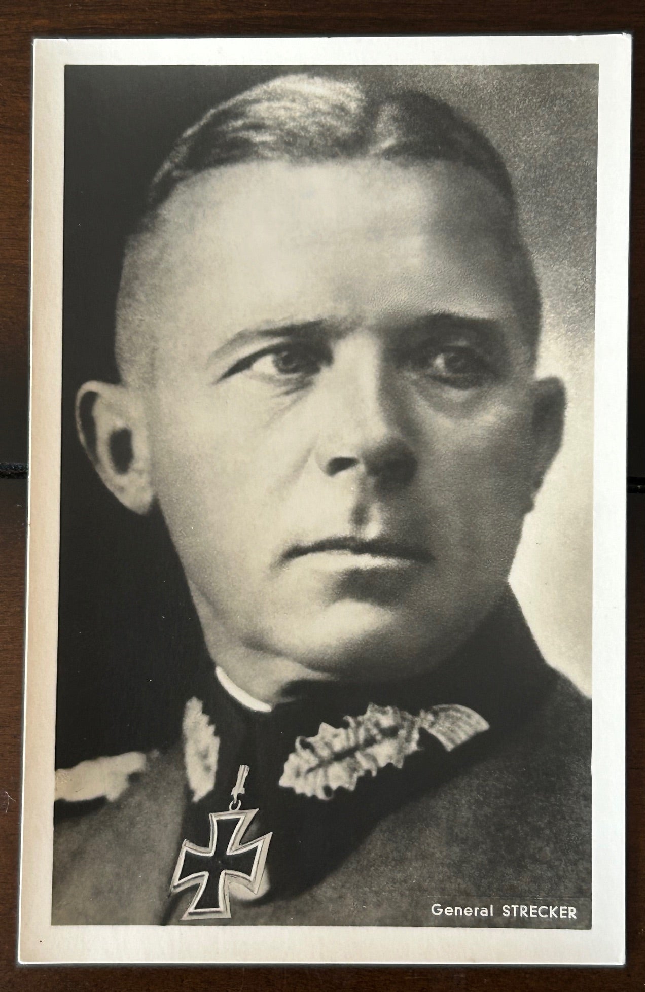 Photo postcard - General Strecker, last to surrender in Stalingrad ...